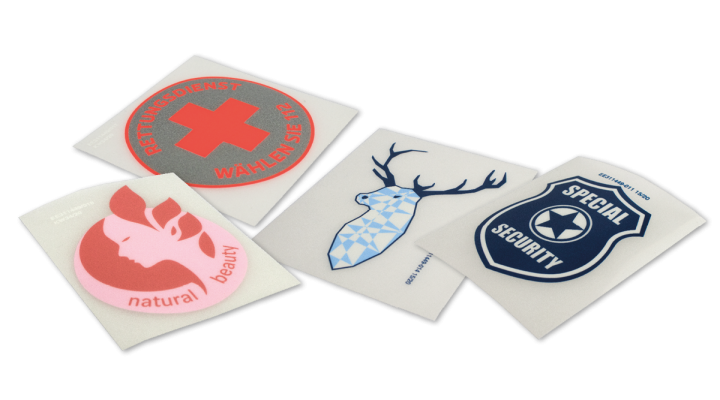 Using emblems in the transfer process » THERMOTEX NAGEL GmbH